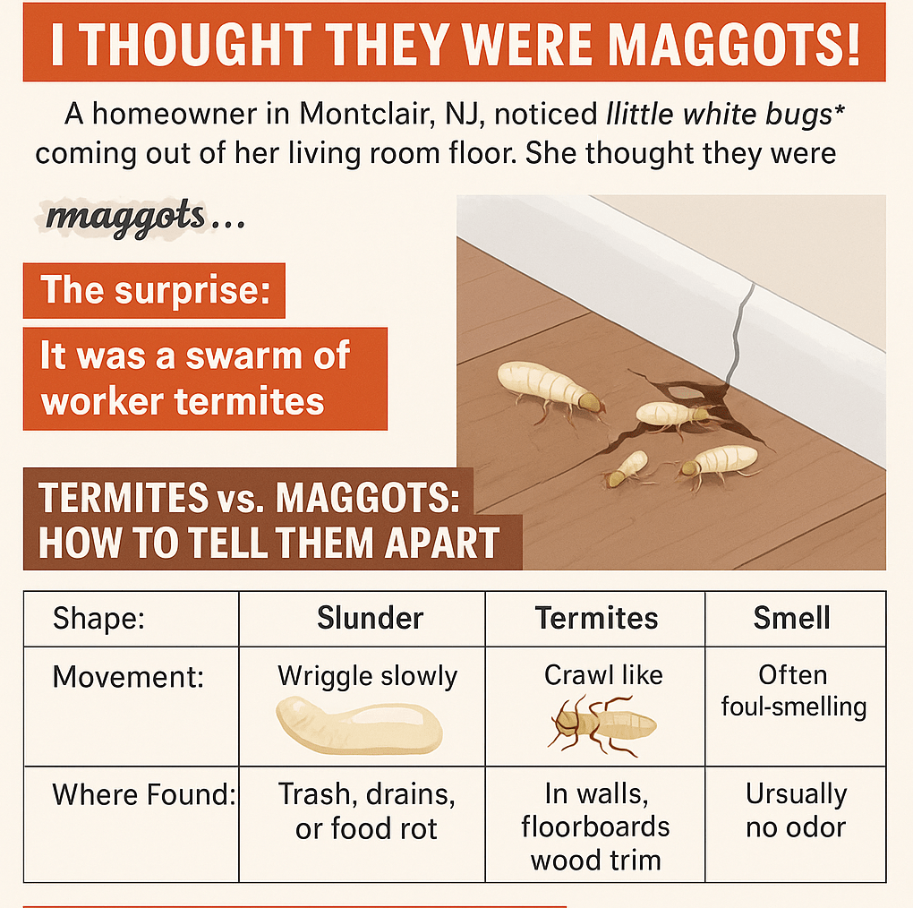 I Thought They Were Maggots!” — The Montclair Termite Surprise ...